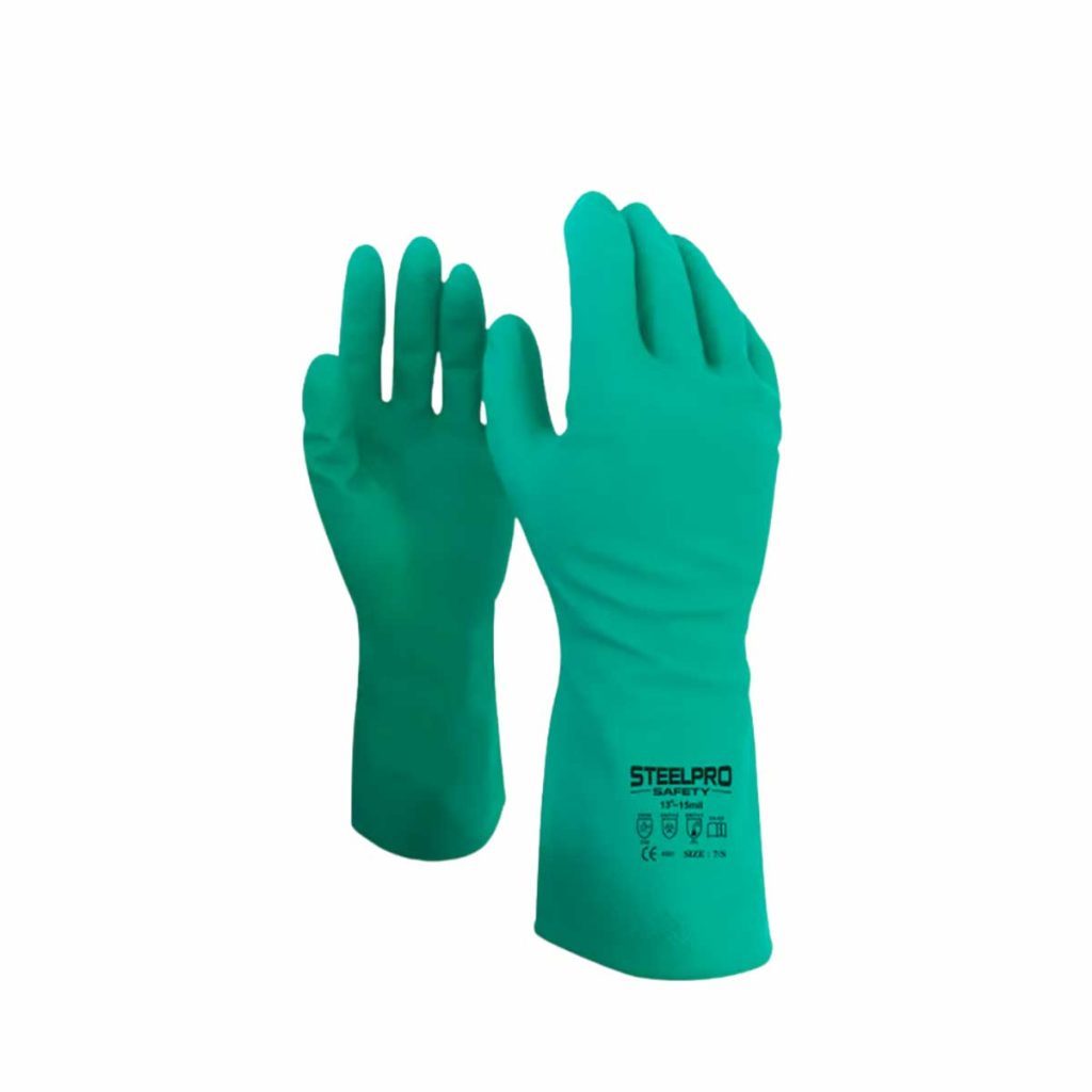 Guante de nitrilo STEELPRO – Alquiler de tripode para espacios confinados